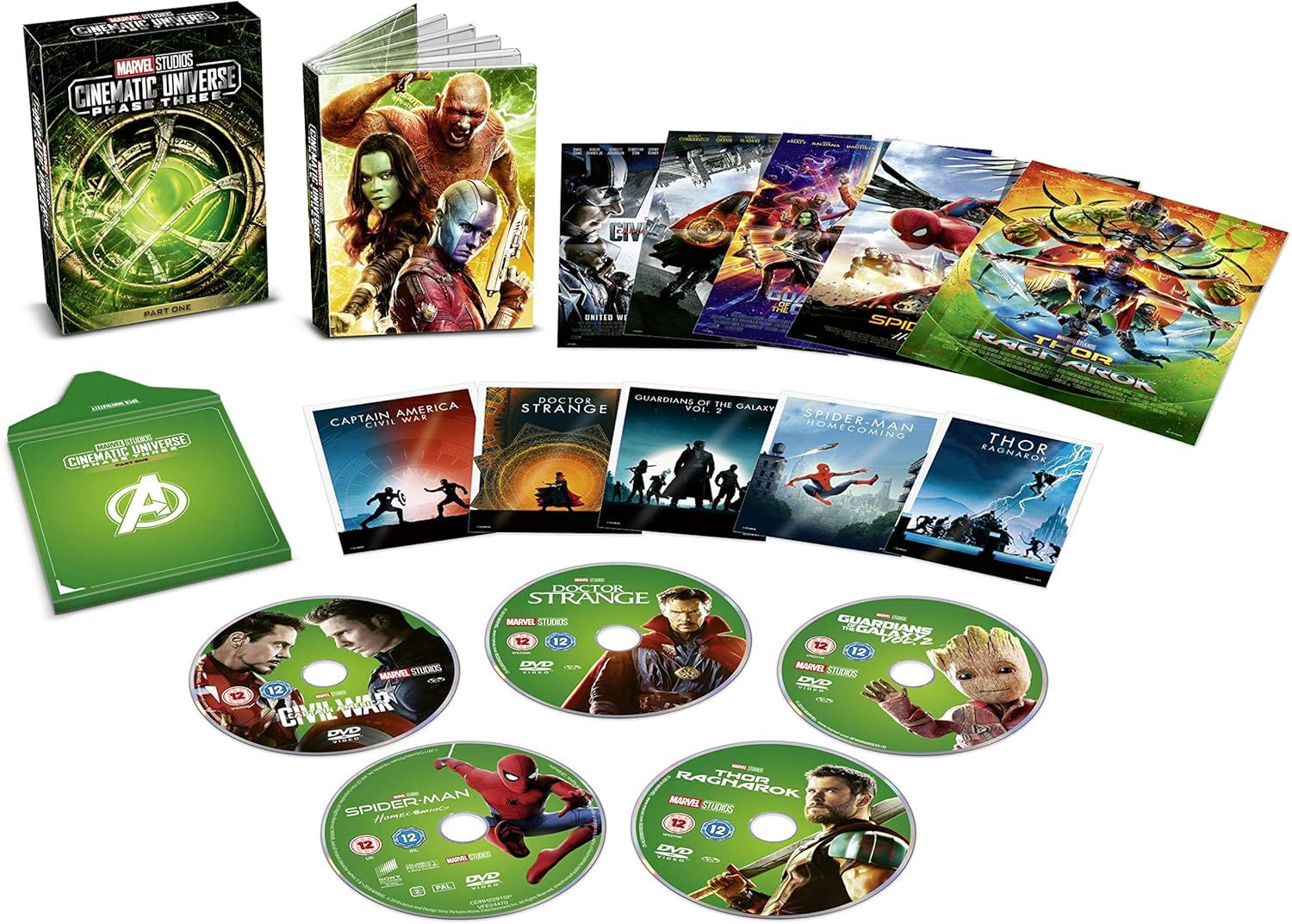 Marvel Cinematic Universe Phase 3: 5 Film Collector's Edition (DVD Box ...