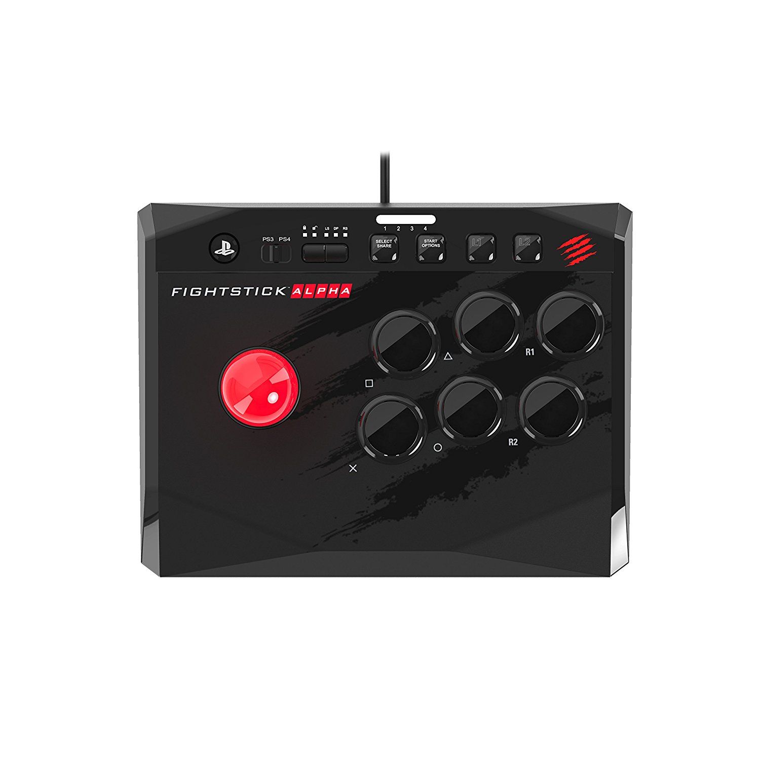 Аркейд стик Alpha Mad Catz, FightStick (PS4/PS3) | Ozone.bg