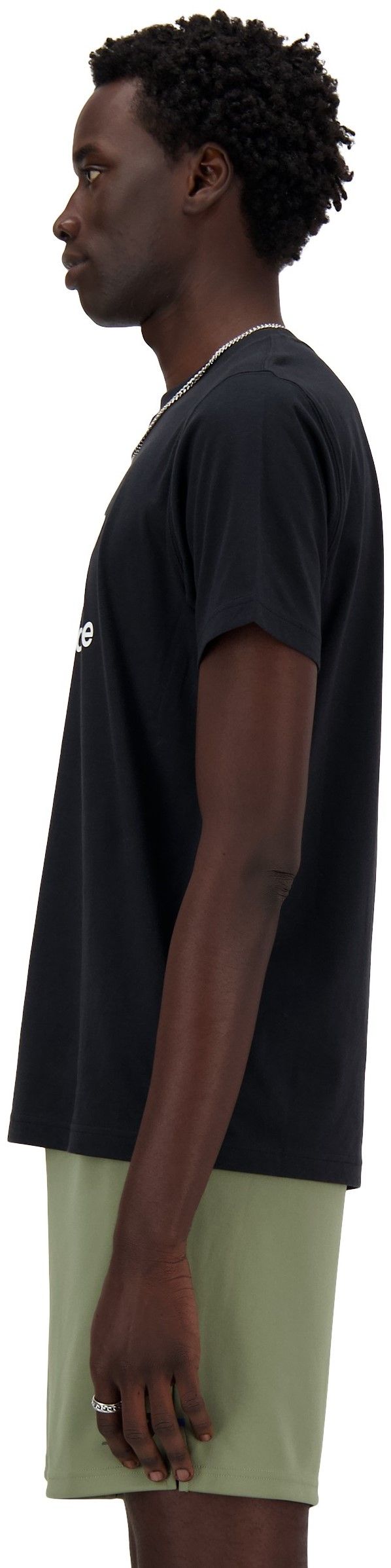 Мъжка тениска New Balance - Sport Essentials Logo , черна | Ozone.bg