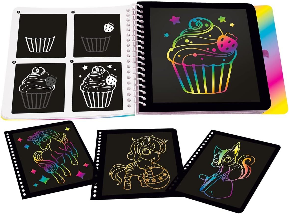 Магическа скреч книжка за оцветяване Depesche Top Model Ylvi | Ozone.bg