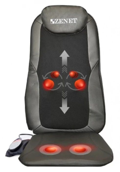 Масажираща седалка Zenet - Zet-832, черна | Ozone.bg