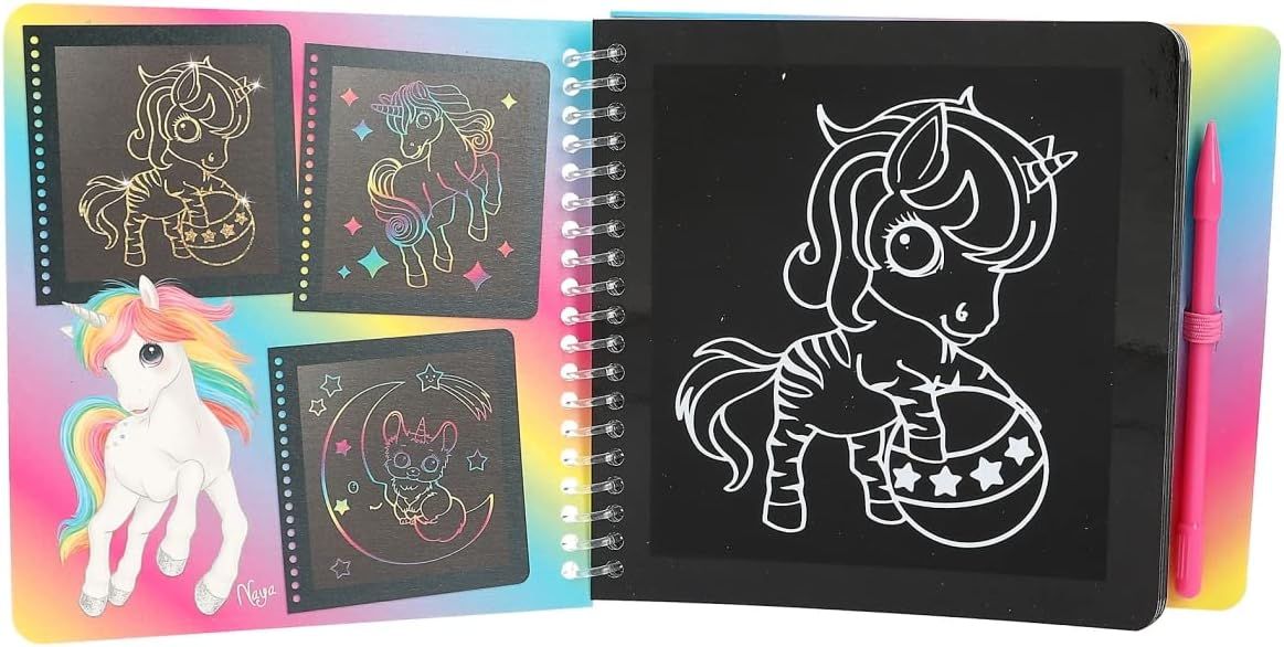 Магическа скреч книжка за оцветяване Depesche Top Model Ylvi | Ozone.bg