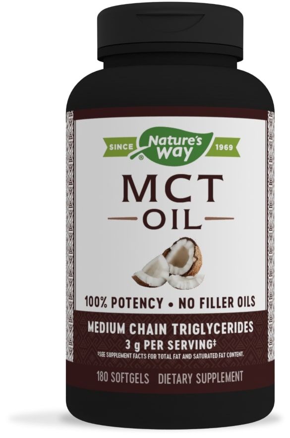 MCT Oil, 180 капсули, Nature’s Way | Ozone.bg