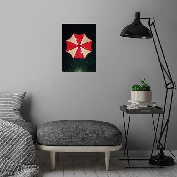 Метален постер Displate Movies: Resident Evil - Umbrella Corp | Ozone.bg