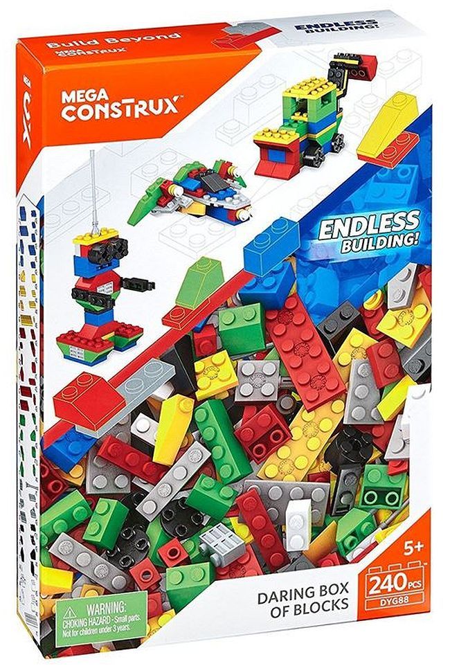Конструктор Mega Construx Building Bricks - Daring Box, 240 части ...