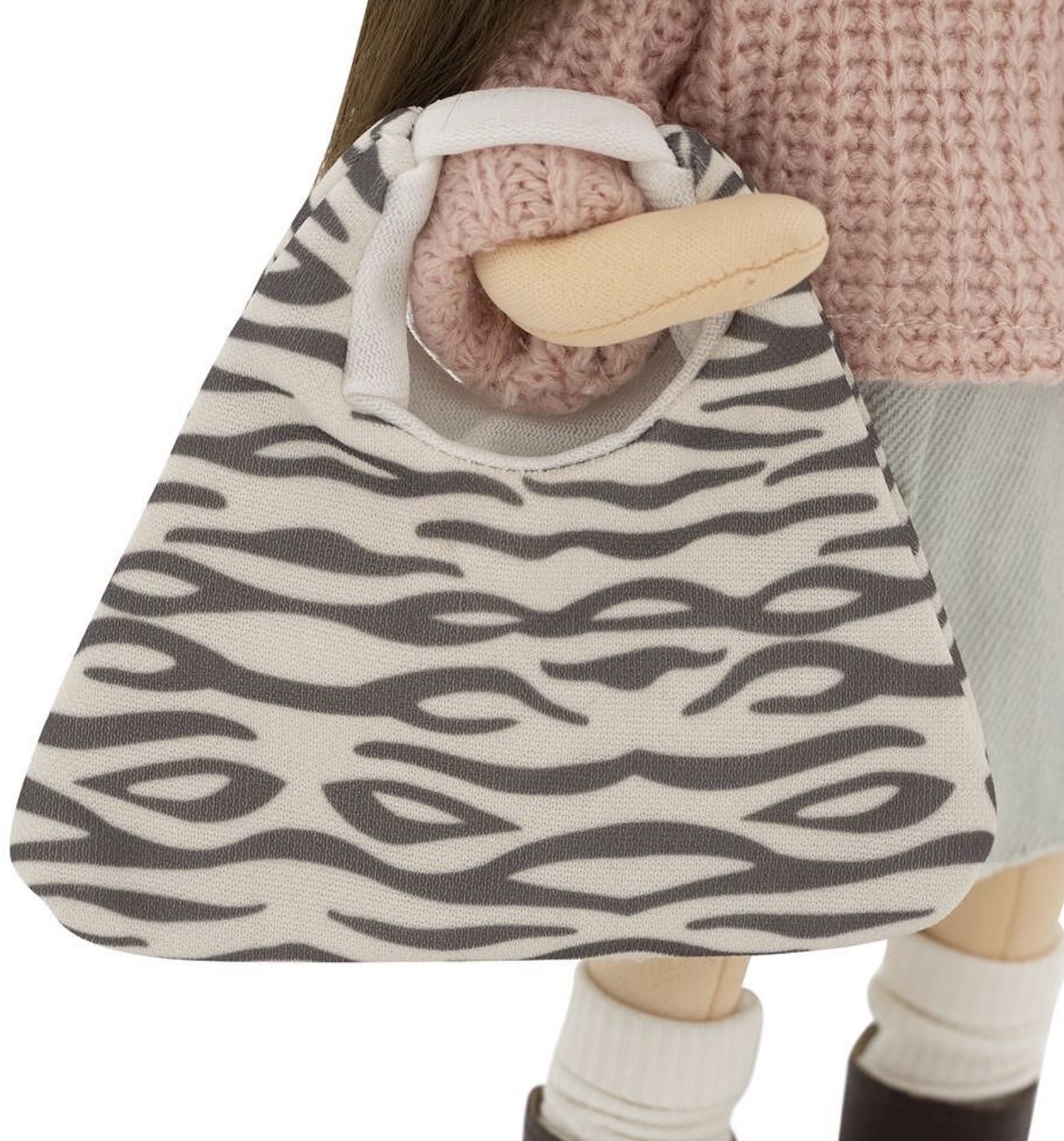 Мека кукла Orange Toys Sweet Sisters - Софи с дънкова пола, 32 cm ...