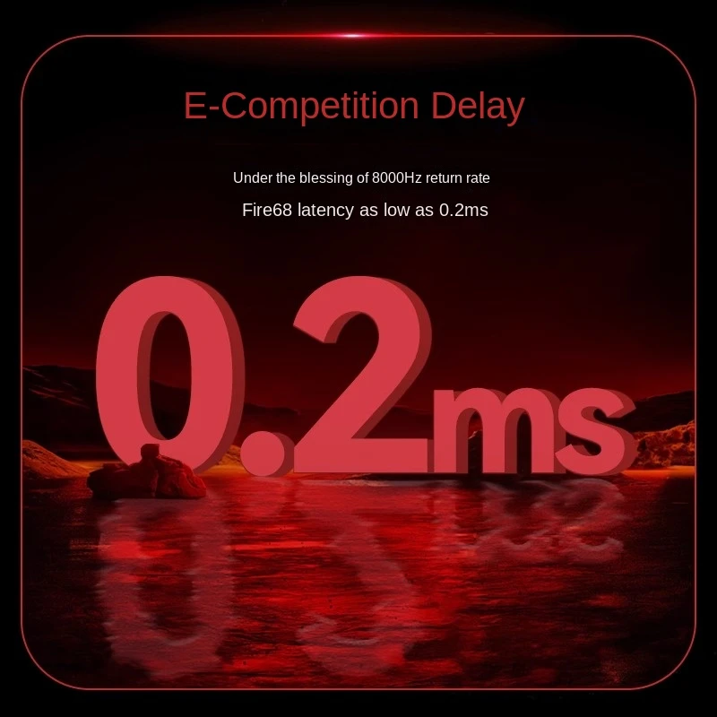 Механична клавиатура Madlions - Fire 68 Ultra 8K, Linear, RGB, червена/черна | Ozone.bg