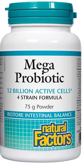 Mega Probiotic, 75 g, Natural Factors | Ozone.bg