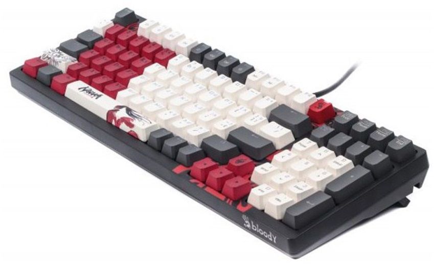 Механична клавиатура A4Tech Bloody - S98 Naraka, Red, RGB,червена ...