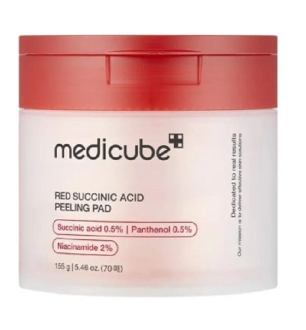 MediCube Тонер падове за лице Red Succinic Acid, 70 броя | Ozone.bg