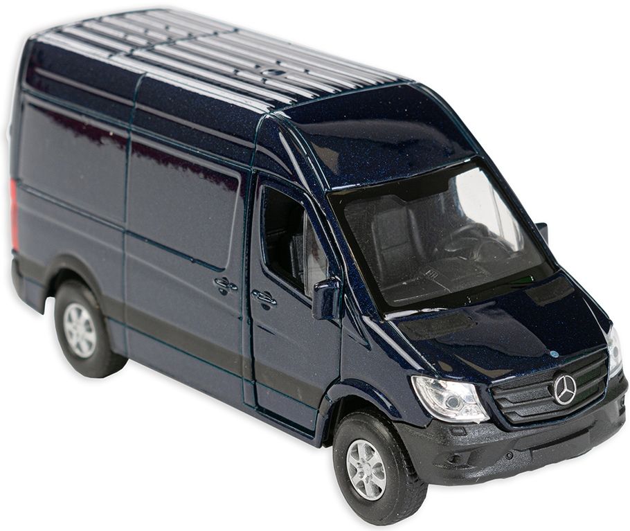 Метална играчка Toi Toys Welly - Ван Mercedes Sprinter, син | Отлична ...