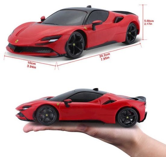 Метална кола за сглобяване Maisto Assembly Line - Ferrari SF90 Stradale ...