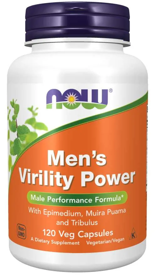 Men's Virility Power, 120 капсули, Now | Ozone.bg