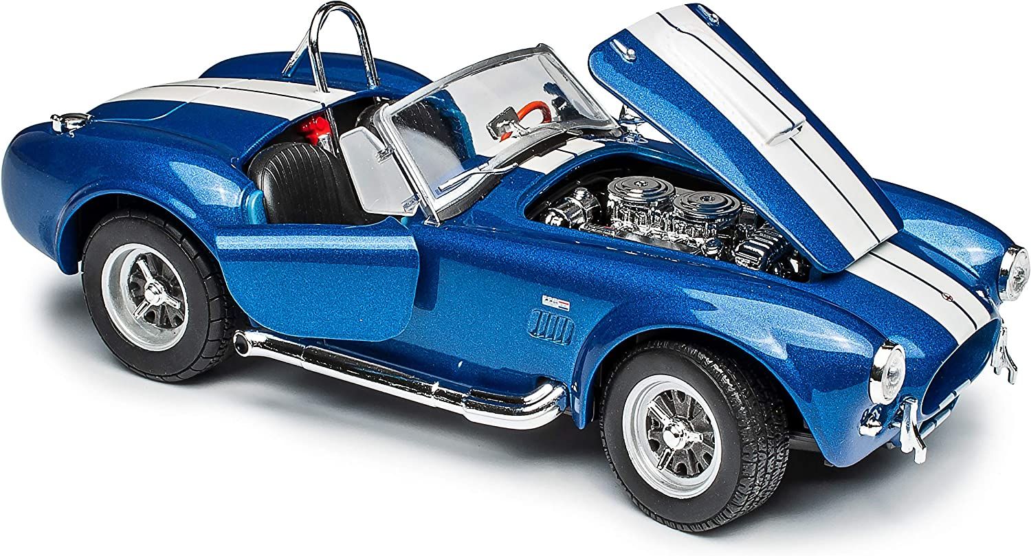 Метална кола Welly - Shelby Cobra 427, 1:24, синя | Отлична цена | Ozone.bg