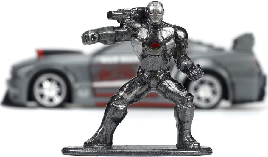 Метална количка Jada Toys - Marvel War Machine 2006 Ford Mustang, 1:32 ...