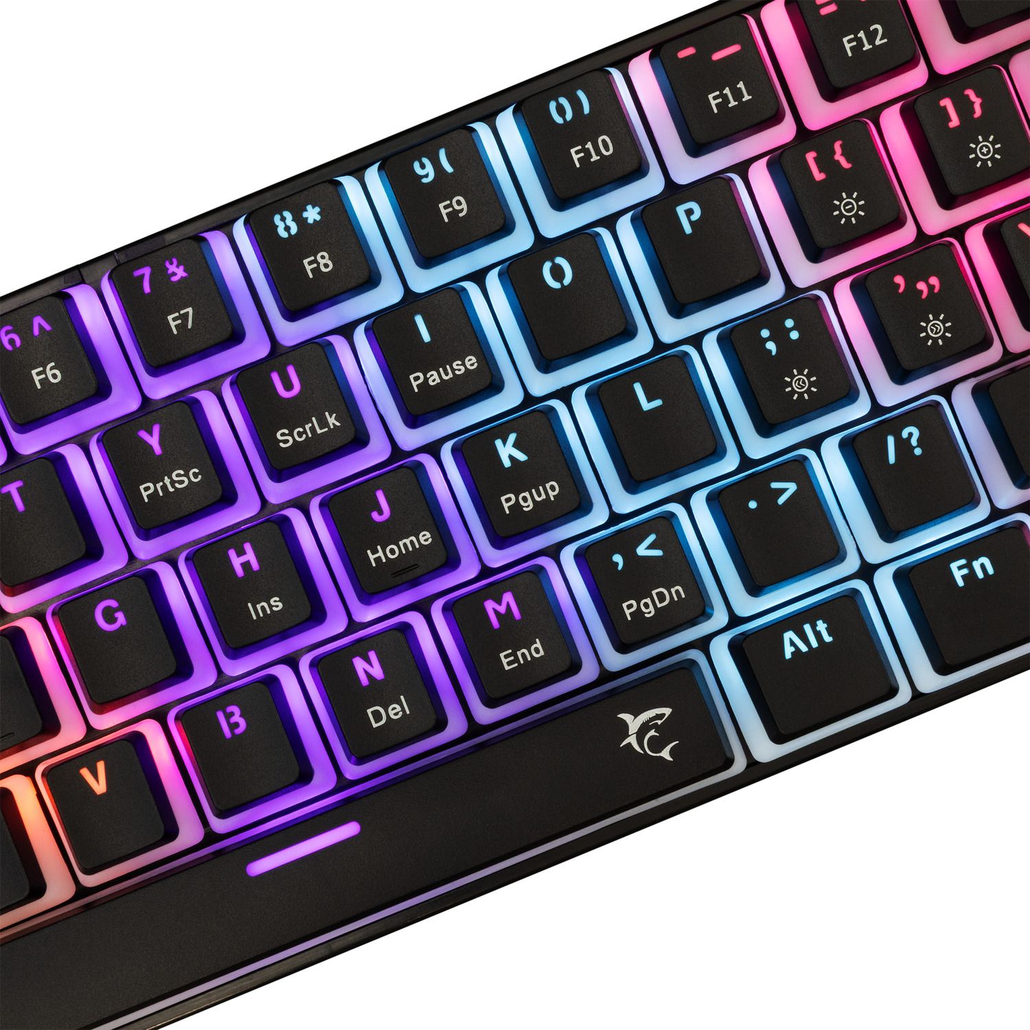 Механична клавиатура White Shark - Ashiko 2 GK2022, Red Switch, RGB ...