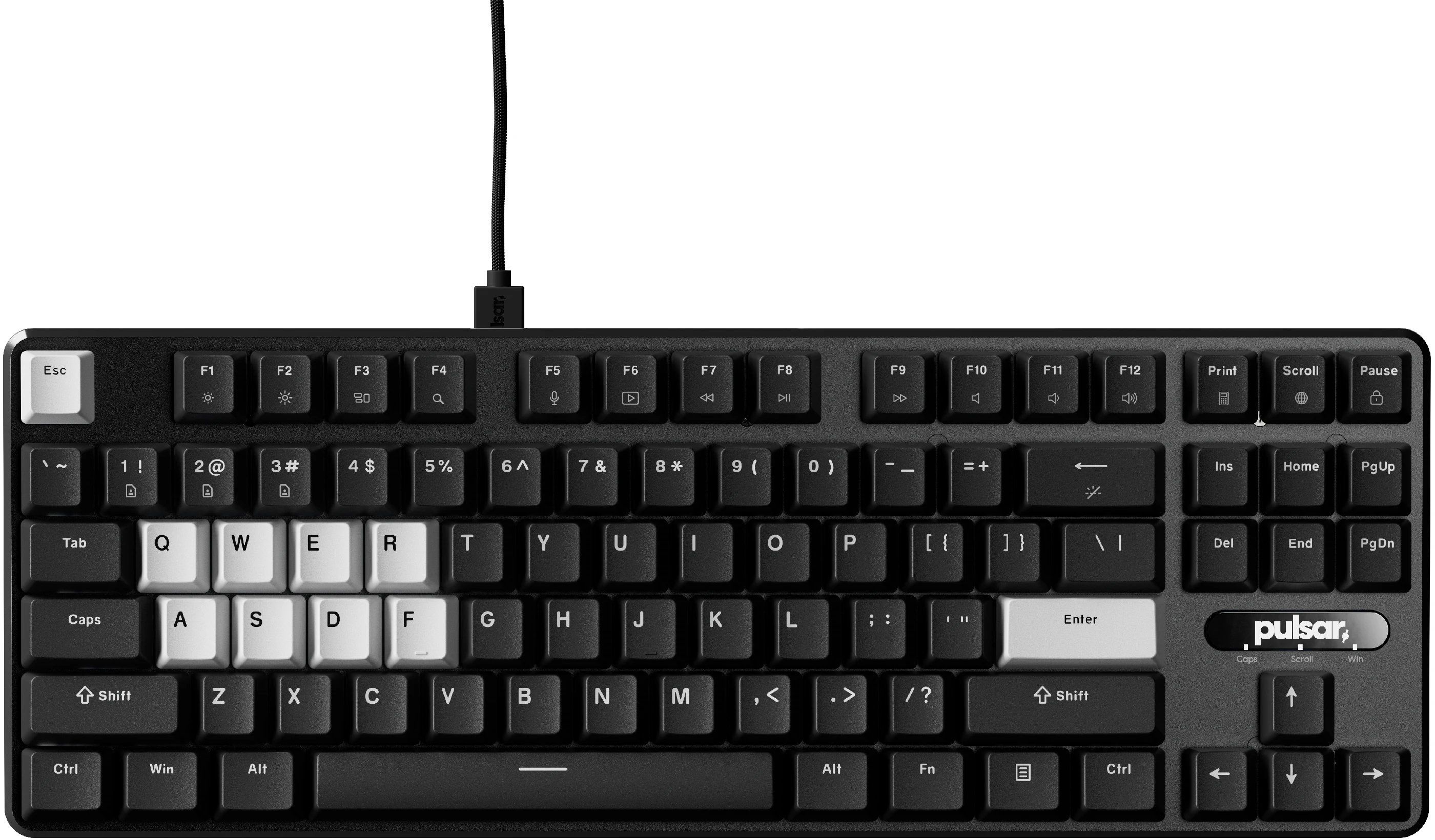 Механична клавиатура Pulsar - PCMK 2HE TKL, Linear, RGB, Black | Ozone.bg