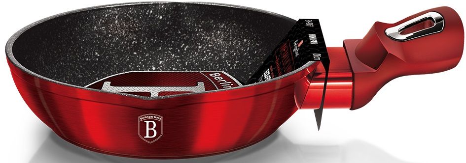 Мини тиган с къса дръжка Berlinger Haus - Metallic Line Burgundy Edition, 16 cm | Ozone.bg