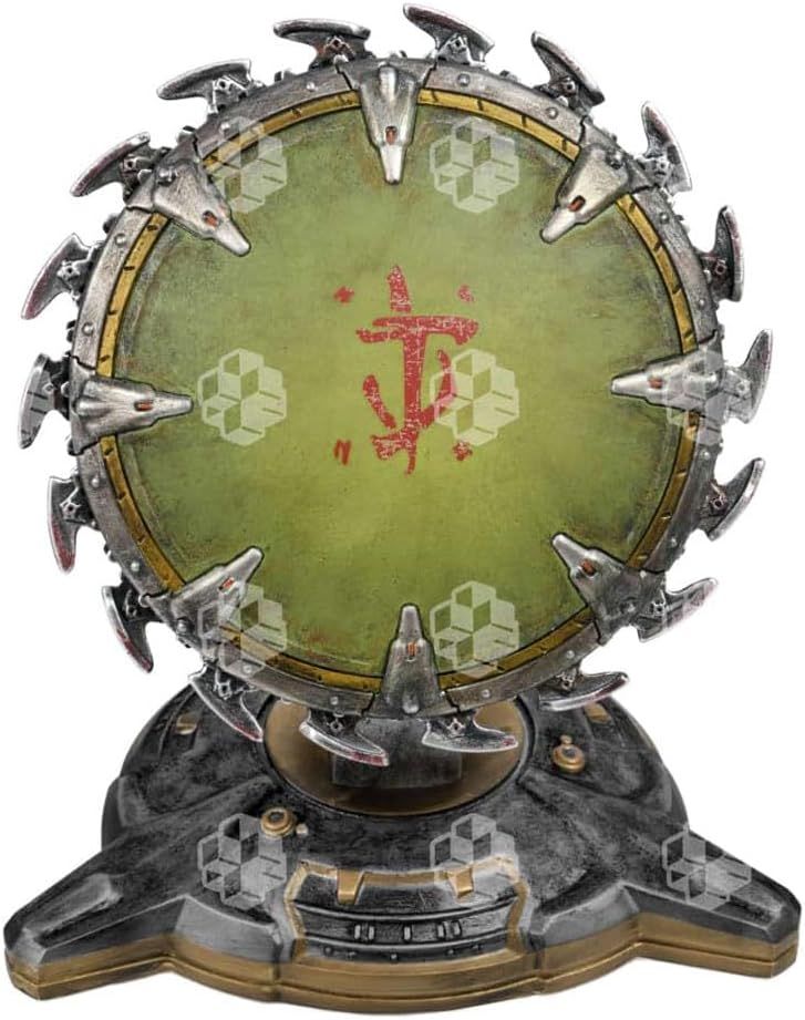 Мини реплика DEVPlus Games: Doom The Dark Ages - Shield Saw, 18 cm ...