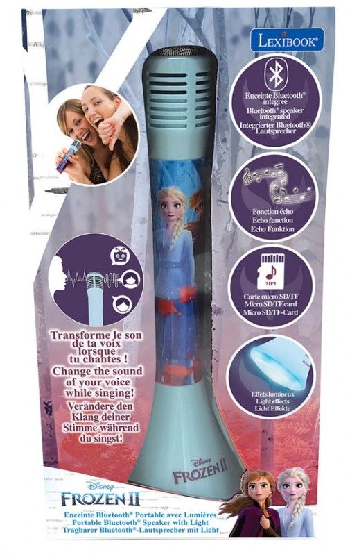 Микрофон Lexibook - Frozen MIC210FZ, безжичен, син | Ozone.bg