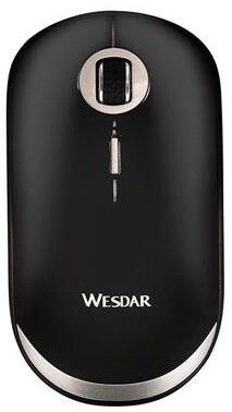 Мишка Wesdar - V1, безжична, черна | Ozone.bg