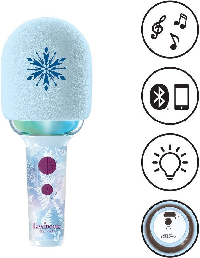 Микрофон Lexibook - Frozen MIC280FZ, син | Ozone.bg