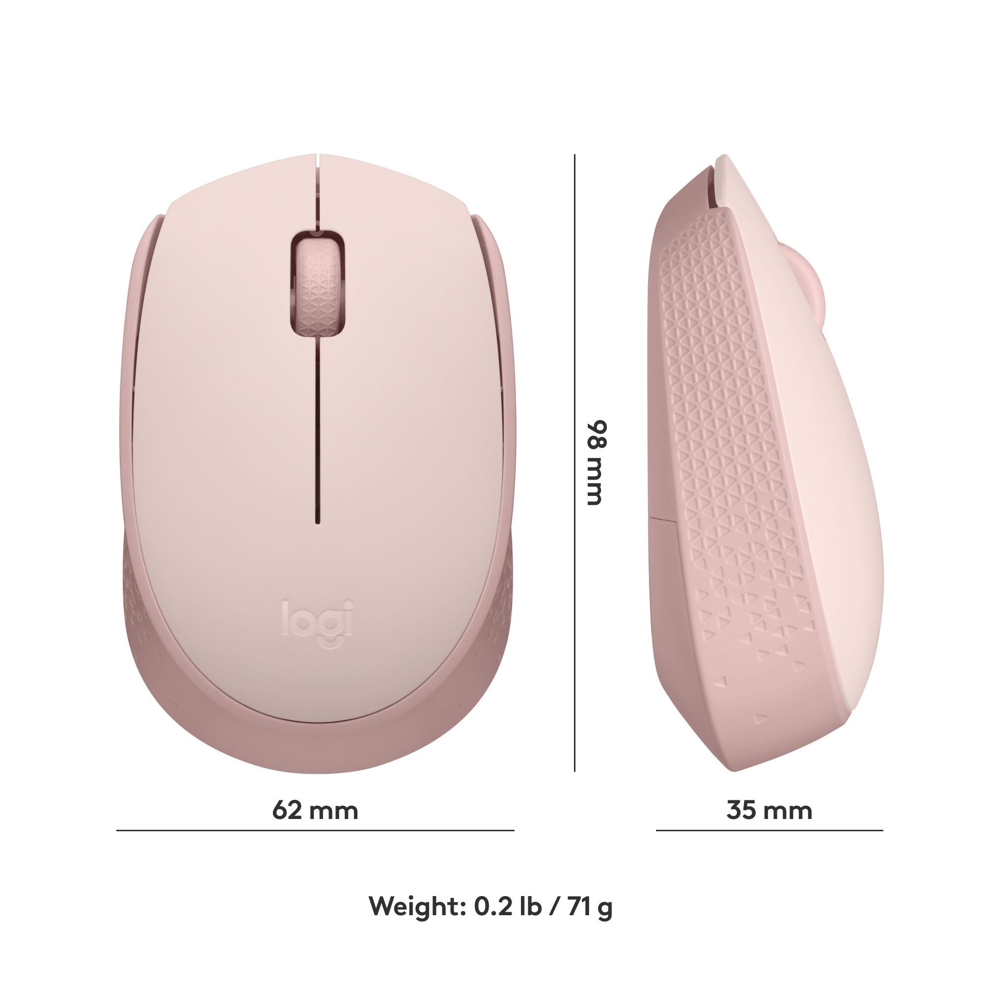 Мишка Logitech - M171, оптична, безжична, rose | Ozone.bg