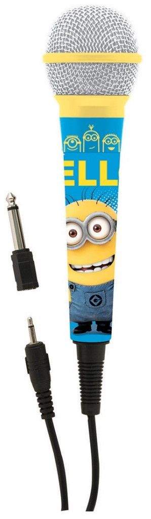 Микрофон Lexibook - The Minions MIC100DES, син/жълт | Ozone.bg