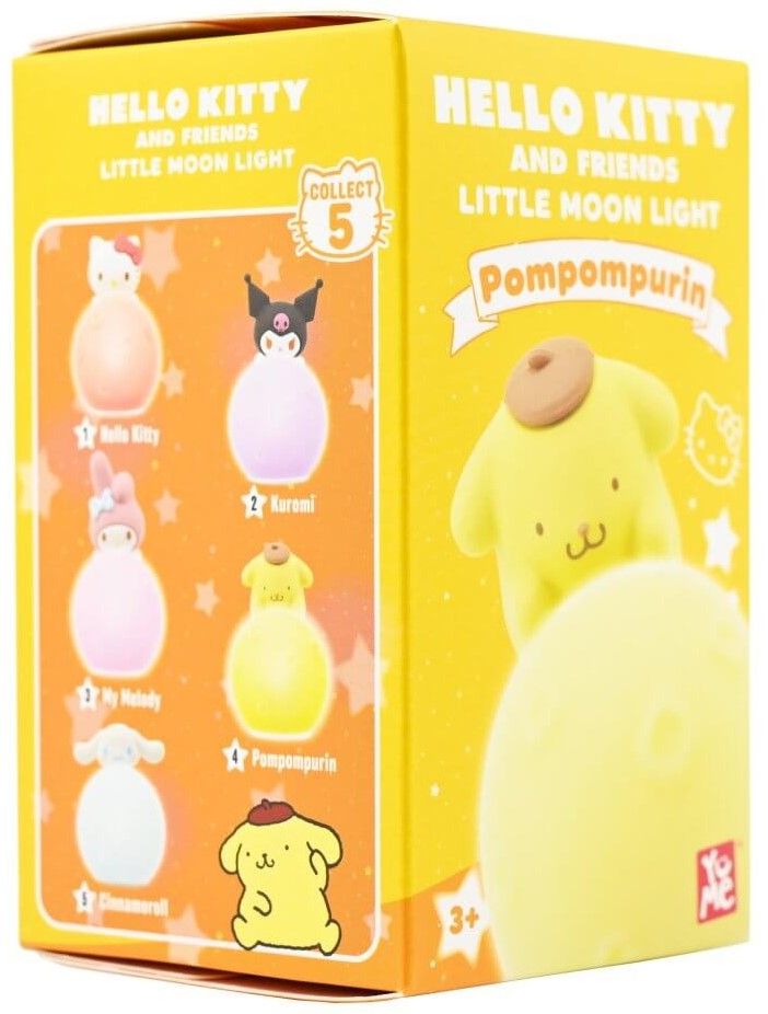 Мини фигура YuMe Animation: Sanrio - Pompompurin (Little Moon Light), 8 ...