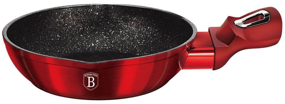 Мини тиган с къса дръжка Berlinger Haus - Metallic Line Burgundy Edition, 16 cm | Ozone.bg