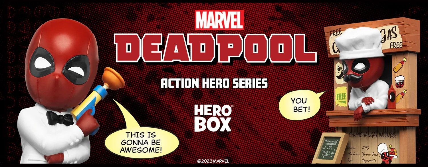 Мини фигура YuMe Marvel: Deadpool - Action Hero Series, Mystery box ...