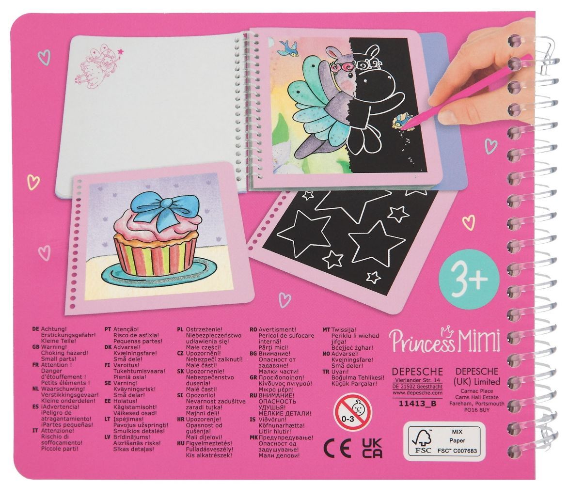 Мини скреч книжка Depesche TopModel Princess Mimi - магическа | Ozone.bg