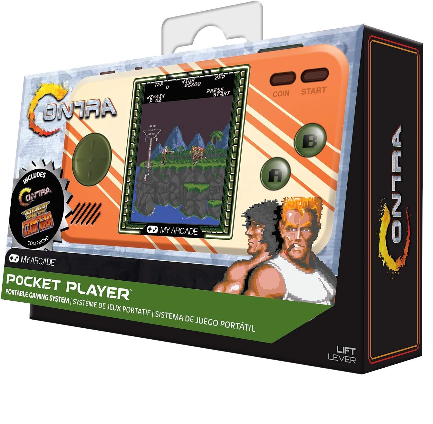 Мини конзола My Arcade - Contra 2in1 Pocket Player (Premium Edition ...