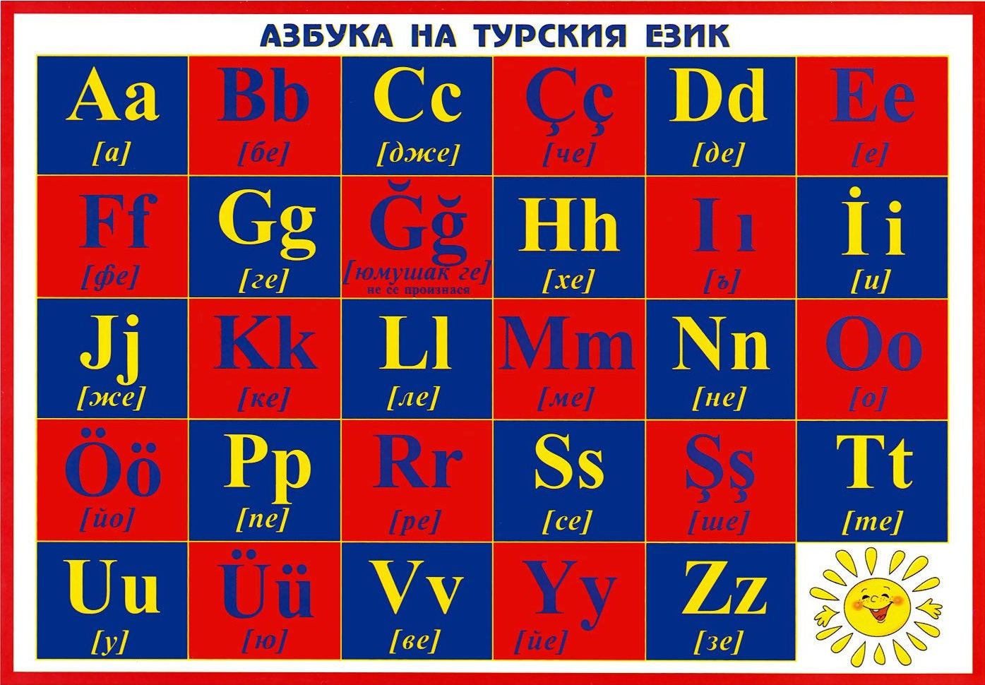 Мини табло: Азбука на турския език | Ozone.bg