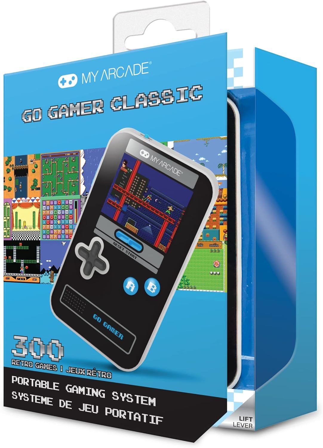 Мини конзола My Arcade - Gamer V Classic 300in1, черна/синя | Ozone.bg