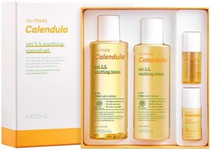 Missha Подаръчен комплект Su:Nhada Calendula, 4 части | Ozone.bg