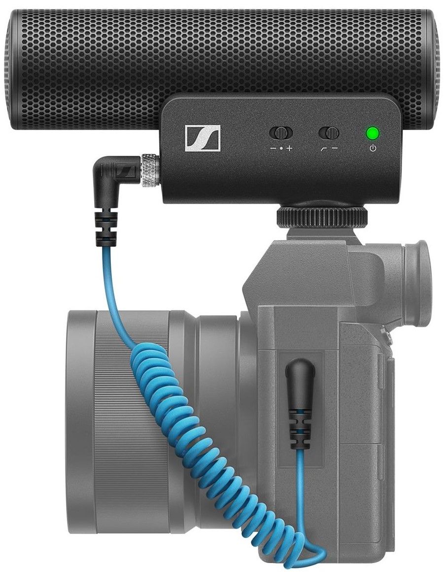 Микрофон Sennheiser - MKE 400, безжичен, черен | Ozone.bg