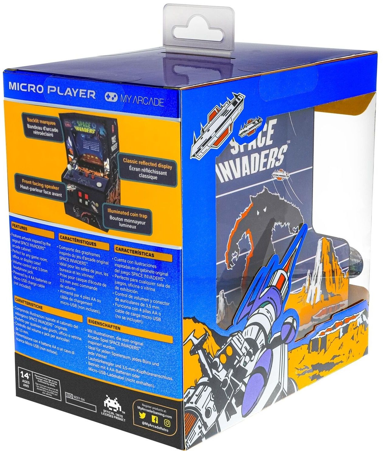 Мини ретро конзола My Arcade - Space Invaders Micro Player (Premium Edition) | Ozone.bg