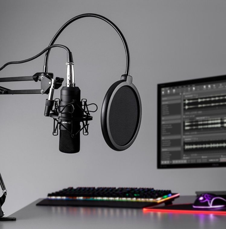 Микрофон Tracer - Set Studio Pro 46163, черен | Ozone.bg