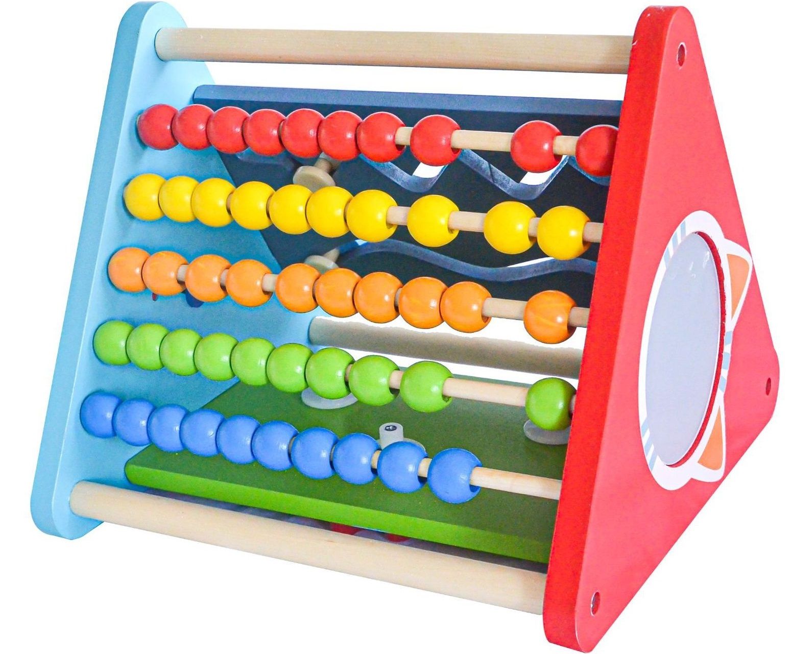 Многофункционална дървена играчка Acool Toy - С триъгълна форма ...