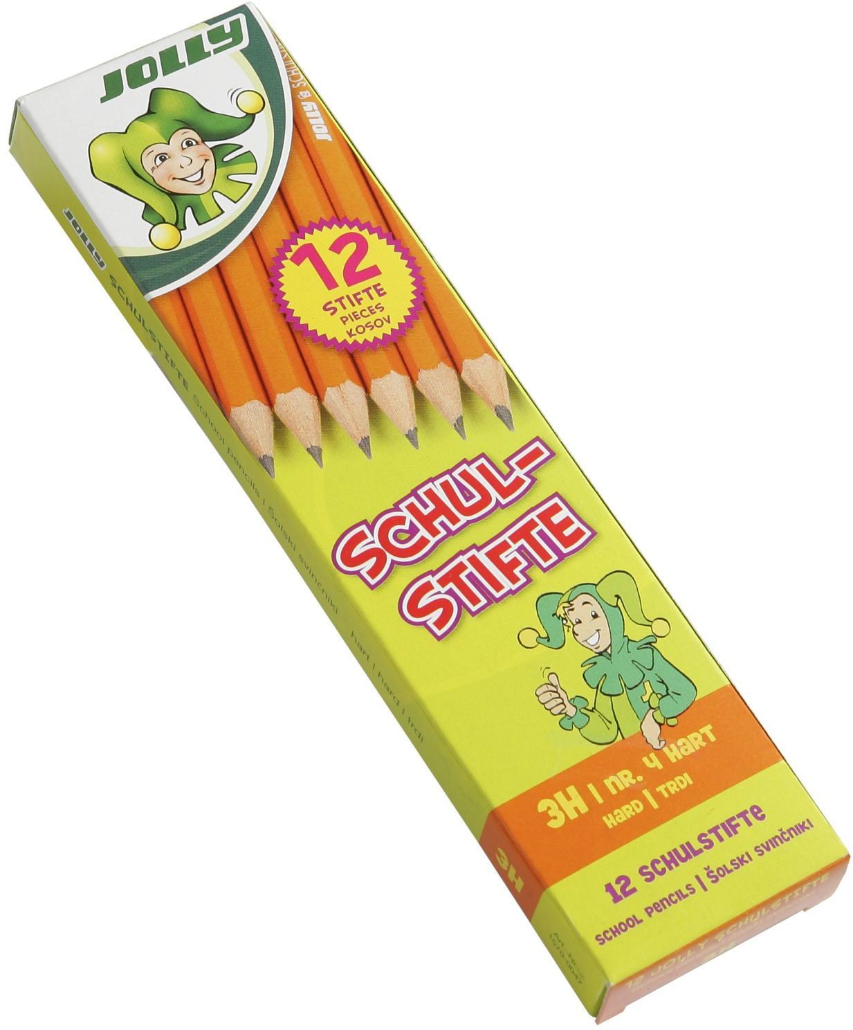 Моливи Jolly School - 3H, №4, 12 броя | Ozone.bg