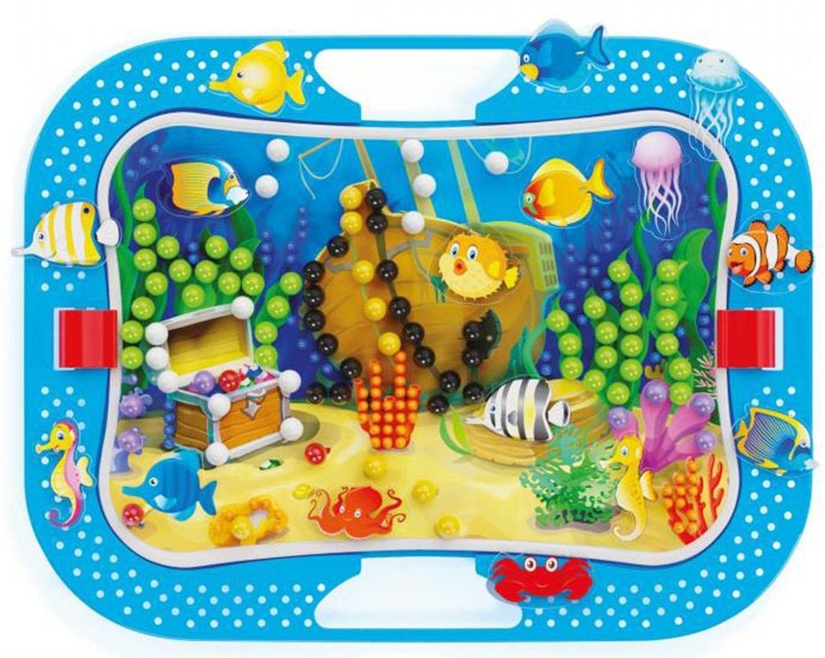 Мозайка Quercetti - Ocean Fun Fish and Pegs, 316 части | Отлична цена ...