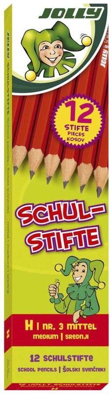 Моливи Jolly School - H, №3, 12 броя | Ozone.bg