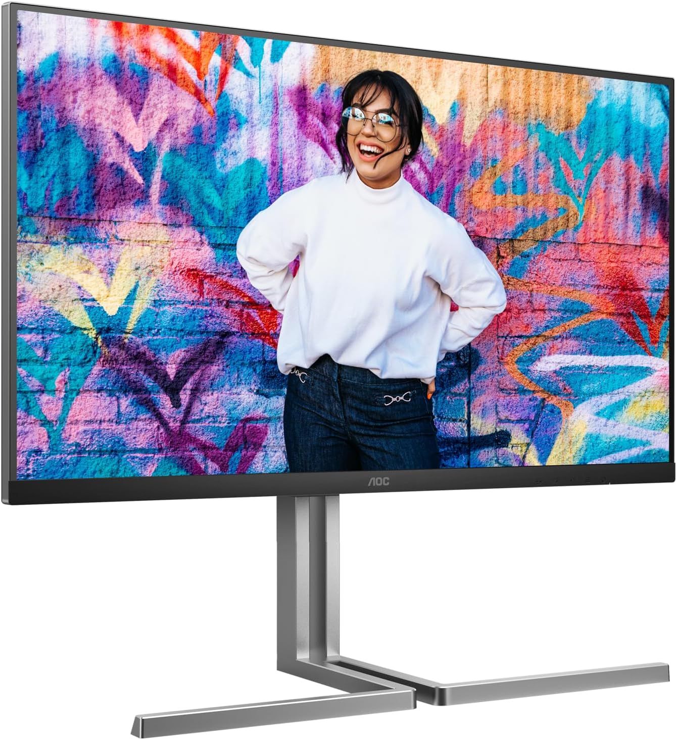 Монитор AOC - U32U3CV, 31.5'', UHD 4K, Nano IPS, Anti-Glare, USB Hub ...