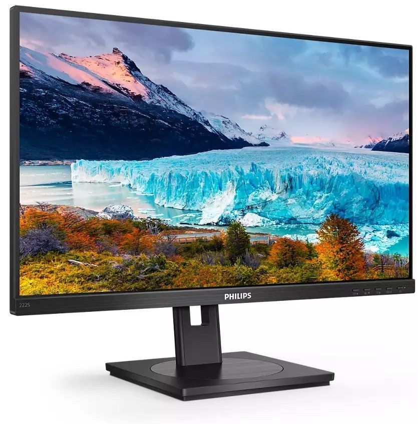 Монитор Philips - 222S1AE, 21.5'', FHD, IPS, Anti-Glare, черен ТОП цена ...