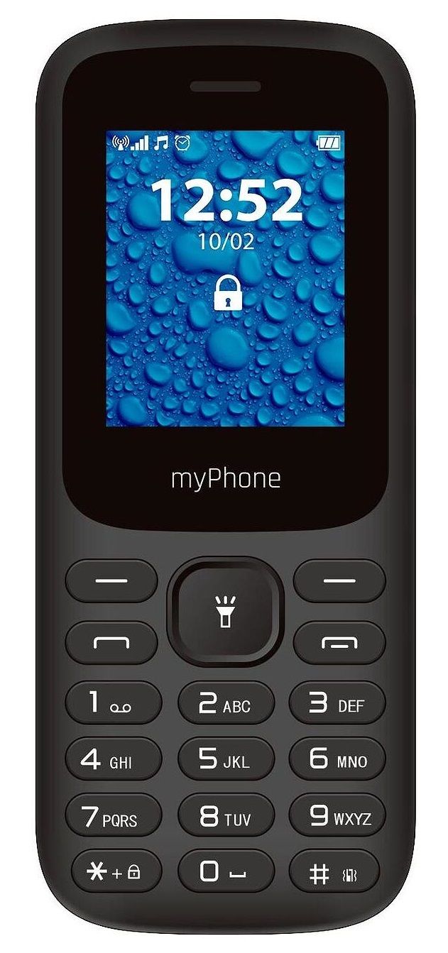 Мобилен телефон myPhone - 2220, 1.77'', черен | Ozone.bg