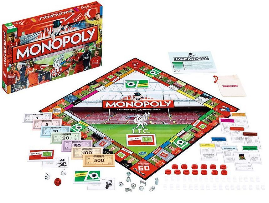 Настолна игра Hasbro Monopoly - FC Liverpool | Ozone.bg