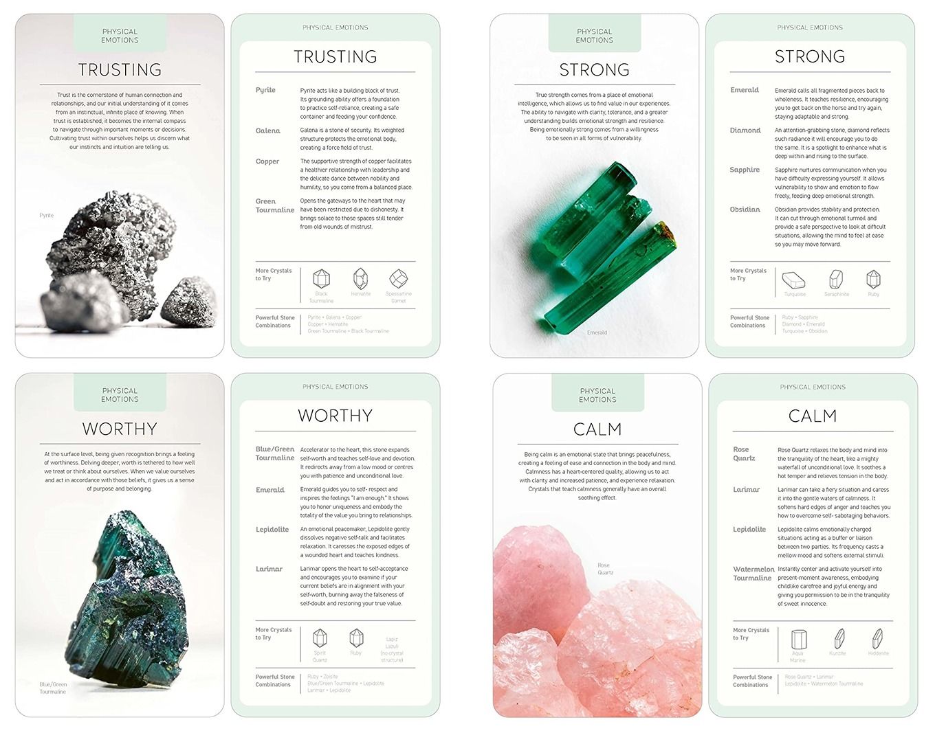 Mood Crystals Card Deck: Find the right crystal for every emotion in 50 ...