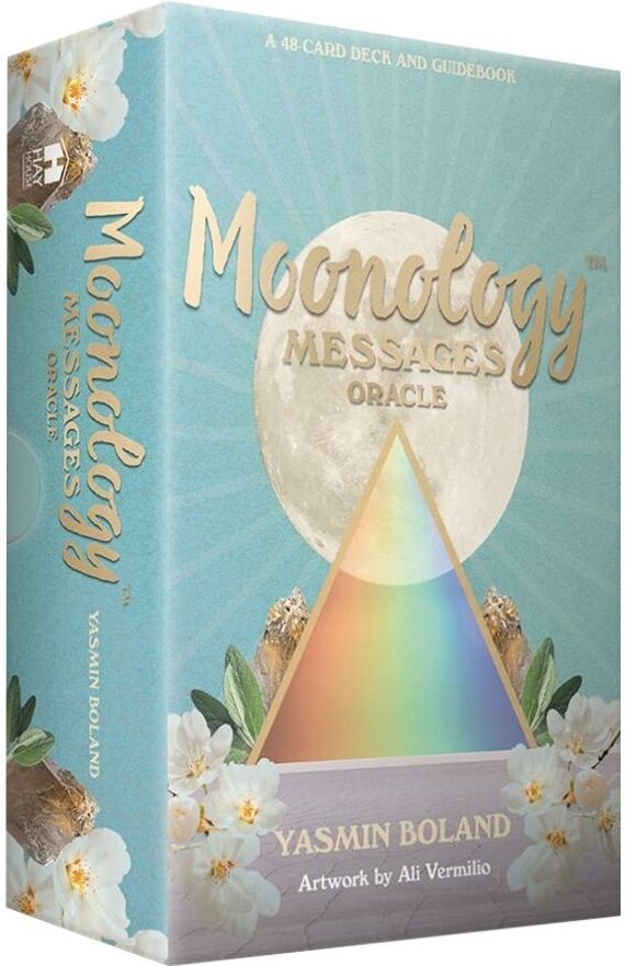 Moonology Messages Oracle (48 Cards and Guidebook) | Ясмин Боланд ...