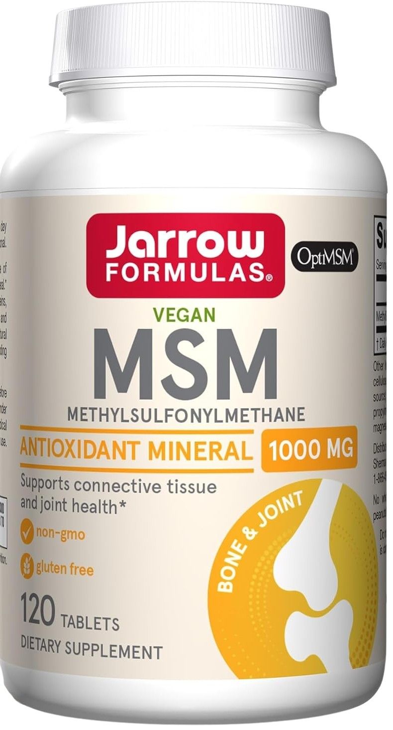 MSM, 1000 mg, 120 таблетки, Jarrow Formulas | Ozone.bg